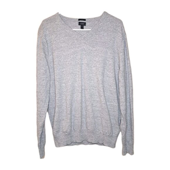 J. Crew Factory | Sweaters | J Crew Mens 0 Cotton Pullover Sweater Gray ...